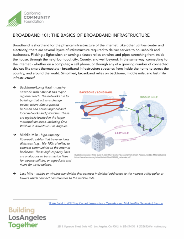 Broadband 101 The Basics Of Broadband Infrastructure Tribal Resource Center